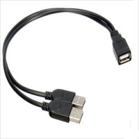 CABO Y USB 2 MACHO X 1 FEMEA 2.0 BLINDADO - Datacillcom Informática