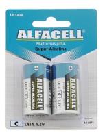PILHA C 1.5V LR14 ALFACELL SUPER ALCALINA - Datacillcom Informática